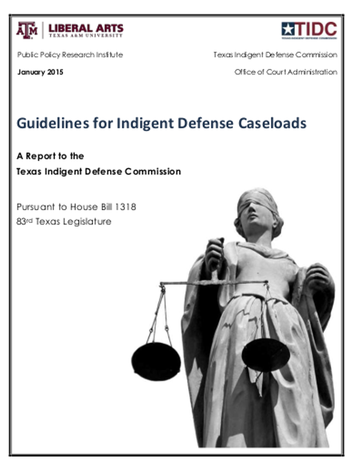 Publications | Texas Indigent Defense Commission